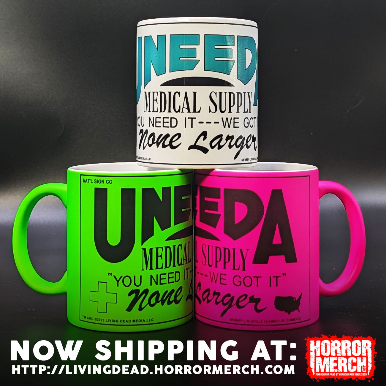 Return Of The Living Dead - UNEEDA [Mug] – Horrormerch.com