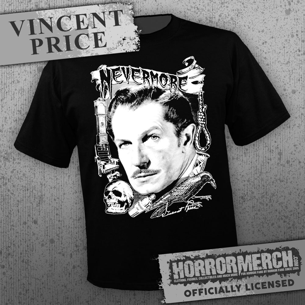 Vincent Price - Nevermore Mens Shirt – Horrormerch.com