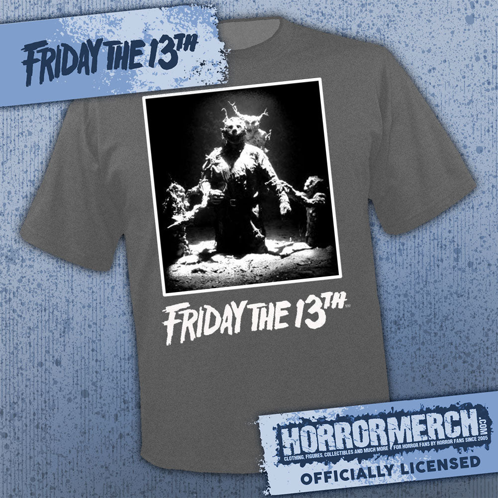 Friday The 13th - Exhumed (Gray) [Mens Shirt] – Horrormerch.com