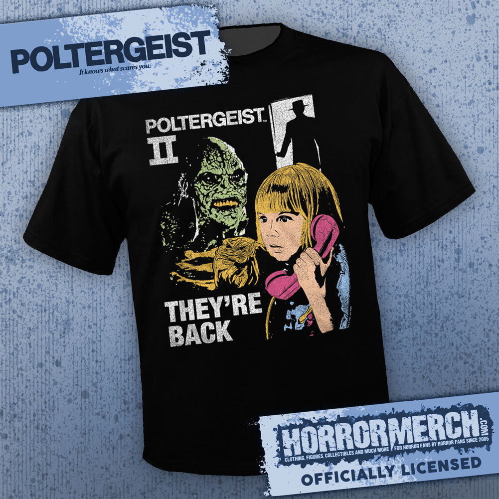 Poltergeist - Theyre Back (Neon) [Mens Shirt] – Horrormerch.com