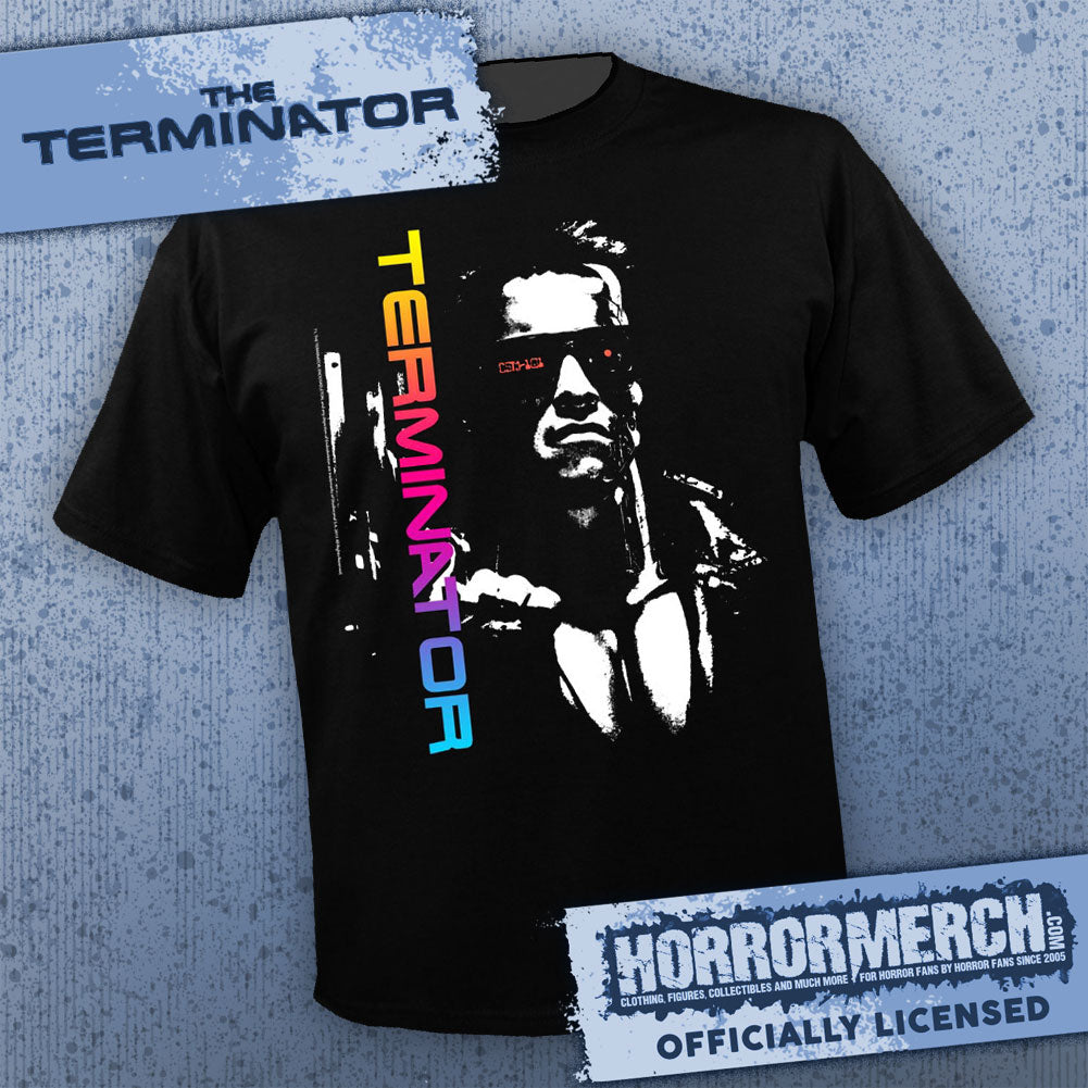 Terminator - Rainbow Logo [Mens Shirt] – Horrormerch.com