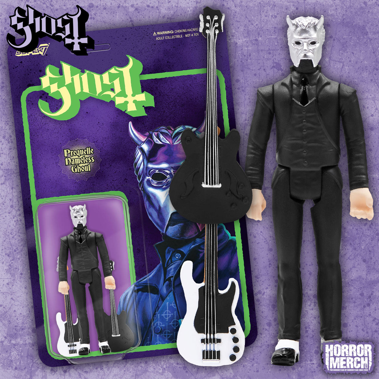 Ghost - Nameless Ghoul Retro 3.75 Inch [Figure] – Horrormerch.com