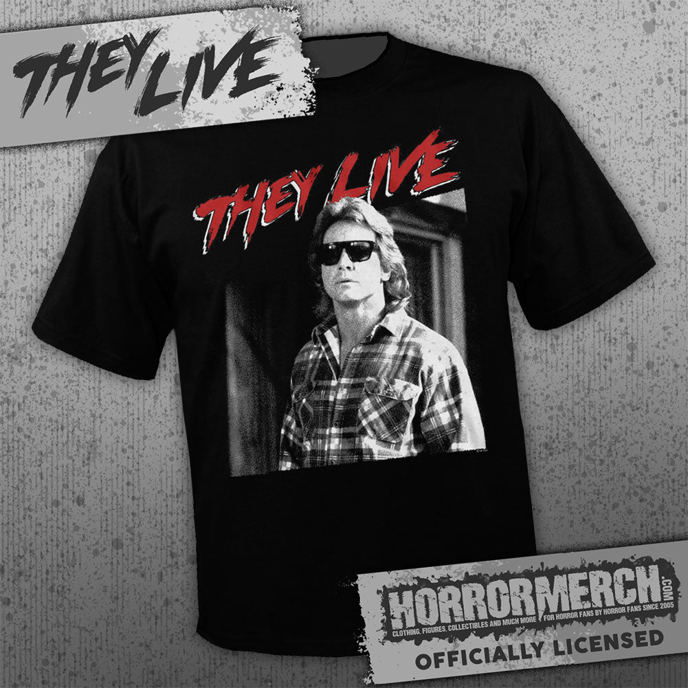 They Live - Roddy Close Up [Mens Shirt] – Horrormerch.com