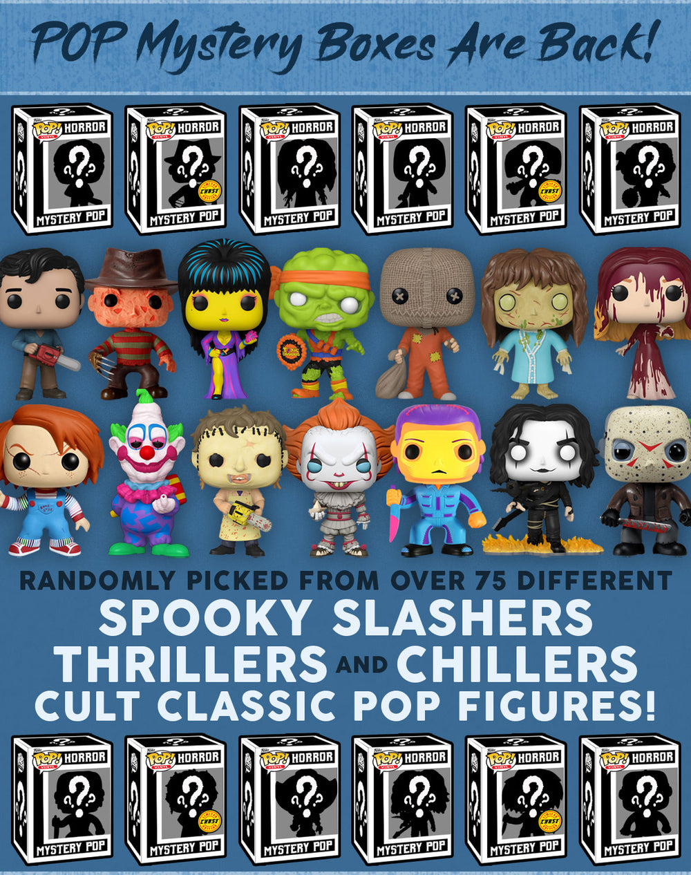 '- Mystery Box Of POPS – Horrormerch.com