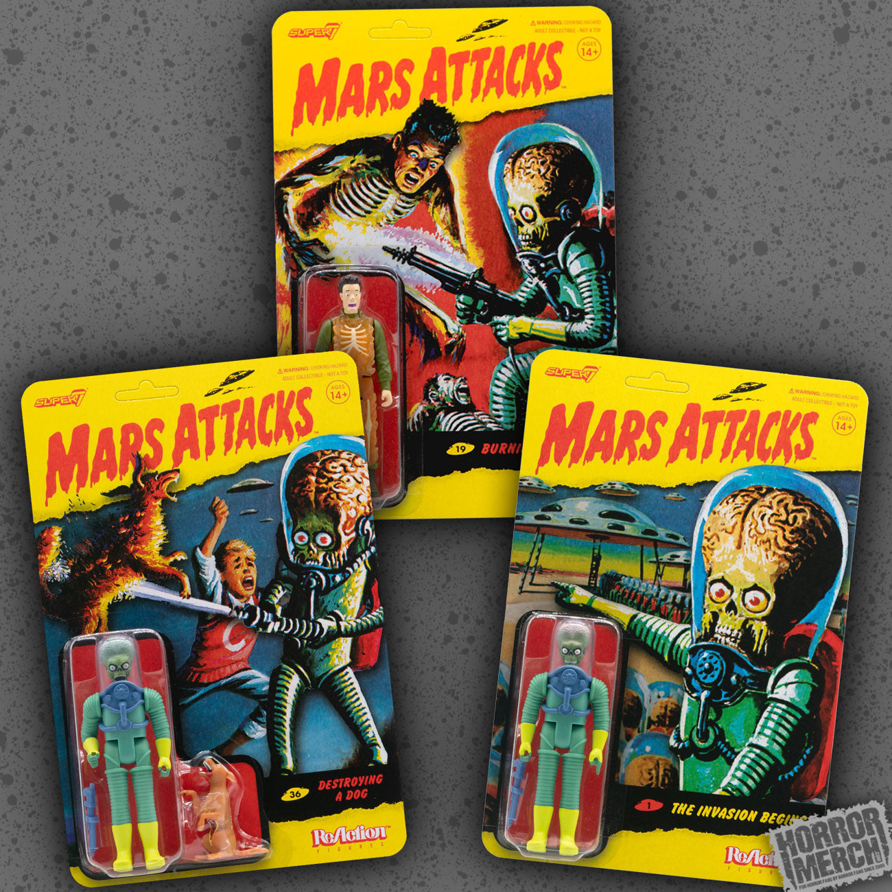 Mars Attacks - Vintage 3.75 Inch Figures [Figure] – Horrormerch.com